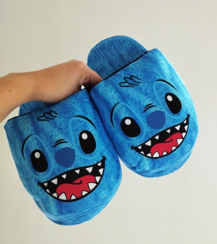 PANTUFLAS STITCH CARA – NUEVO MODELO – Obsidiana Makeup | Maquillaje Original