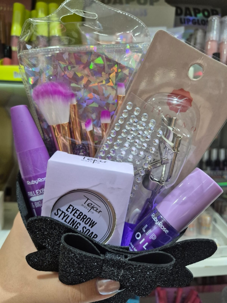 RAMO – COMBO – – BOX VIOLETA PREMIUM- PROMOS – RAMO DE MAQUILLAJE ...